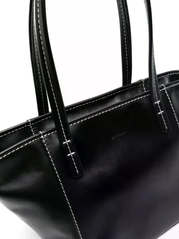 By Far Bar Leather Tote Bag