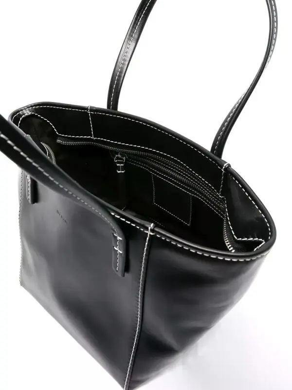 By Far Bar Leather Tote Bag