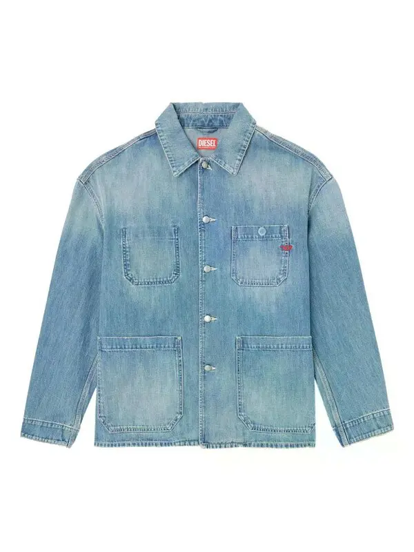 DIESEL® D-stack-u Denim Jacket - Blue