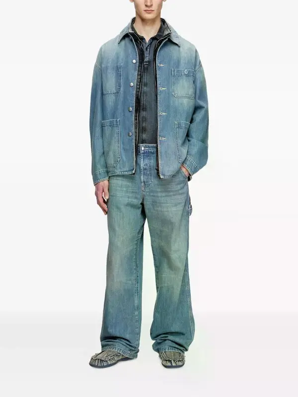 DIESEL® D-stack-u Denim Jacket - Blue