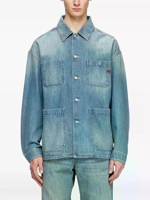 DIESEL® D-stack-u Denim Jacket - Blue