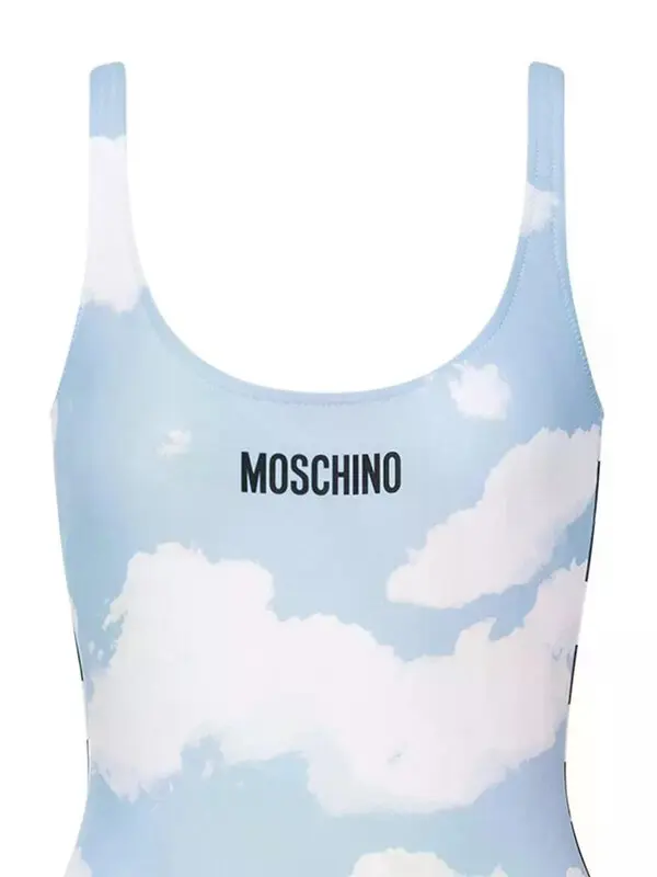 Moschino Cloud Print Swimsuit