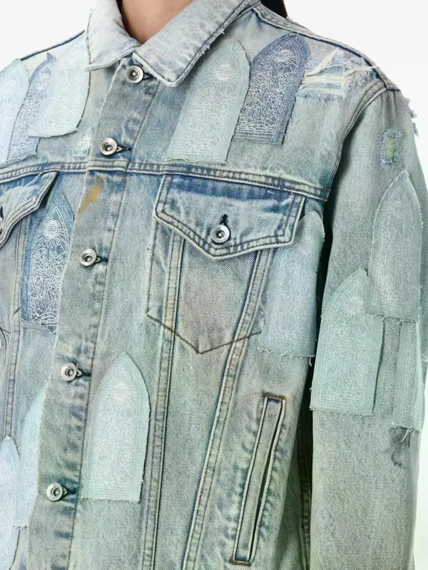 WHO DECIDES WAR Patch-detailing Jacket