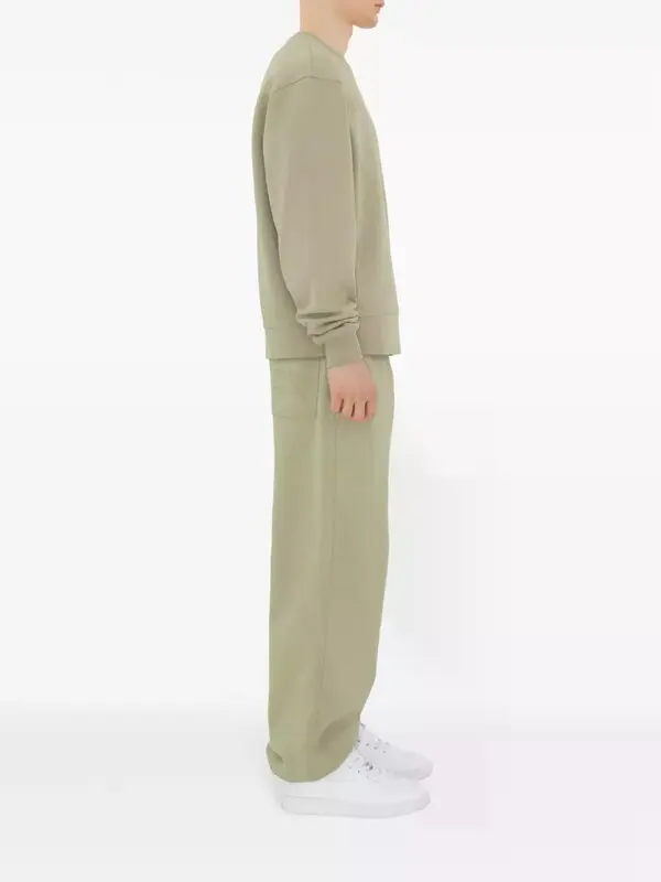 Burberry Appliqué-logo Cotton Track Pants