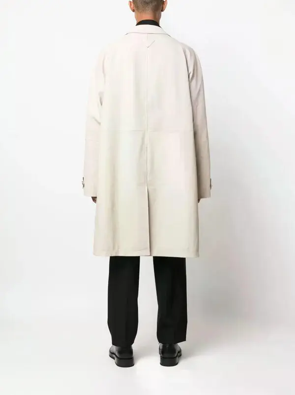 Prada Leather Trench Coat