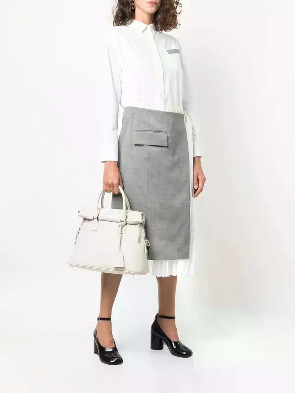 MAISON MARGIELA 5ac Medium Shoulder Bag - Neutrals