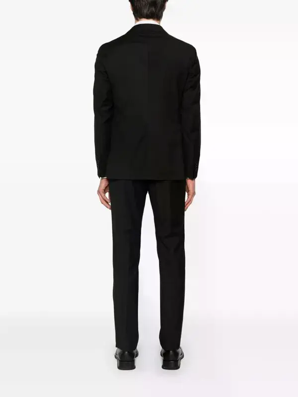 Tagliatore Virgin Wool Suit - Black