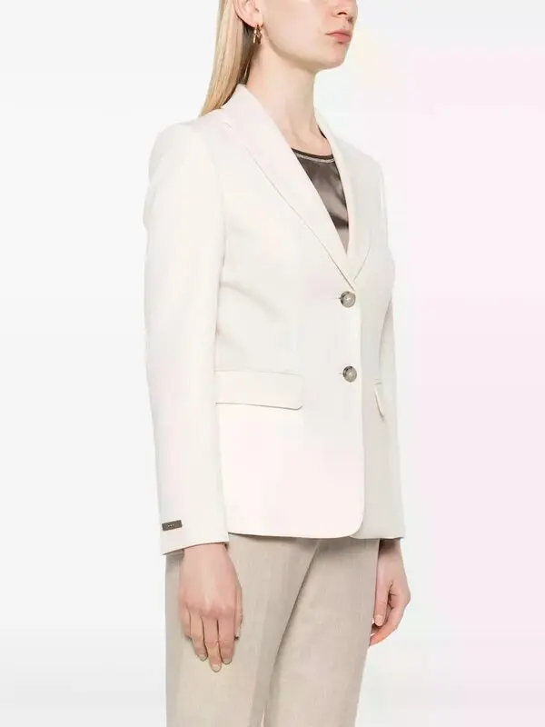 Peserico Double-face Blazer - White