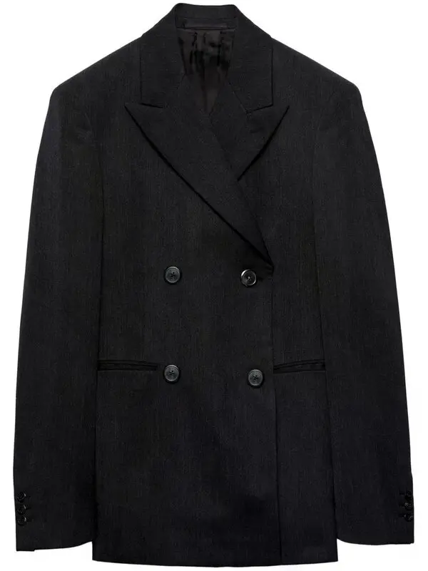 Prada Double-breasted Wool Blazer