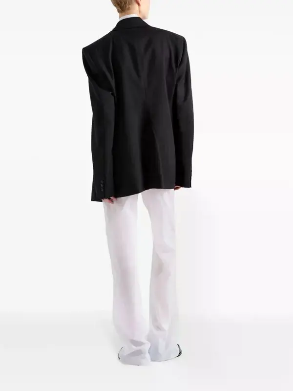 Prada Double-breasted Wool Blazer