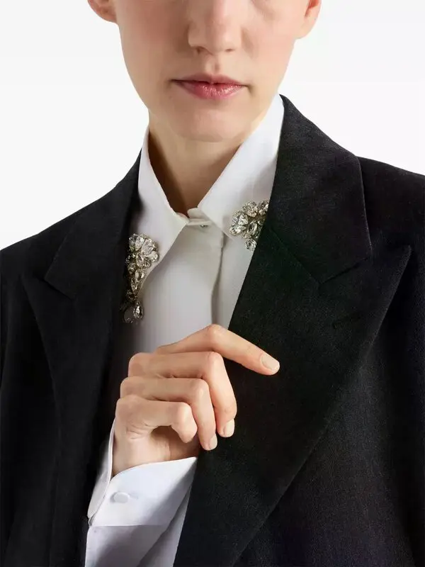 Prada Double-breasted Wool Blazer