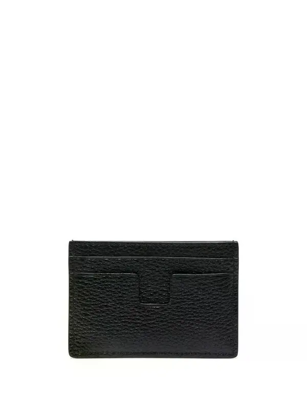 TOM FORD Logo-print Leather Card Holder - Black