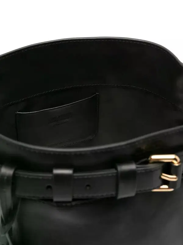 Moschino Tie Me Belted Bucket Bag