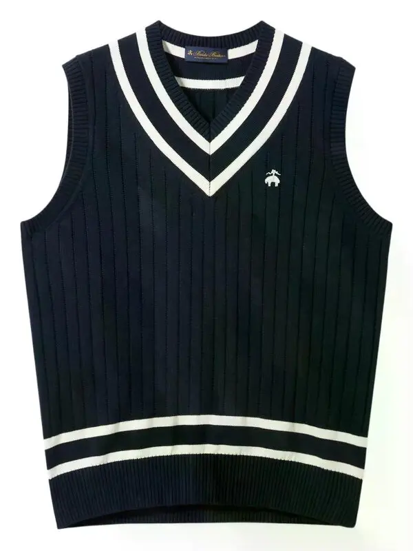 Brooks Brothers Logo-embroidered Vest