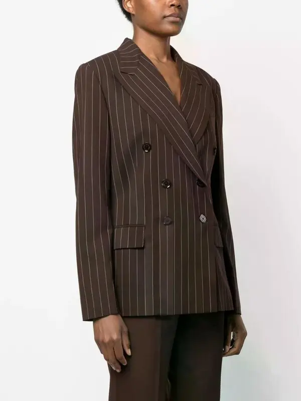 Ralph Lauren Safford Striped Wool Blazer