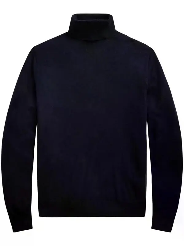 Ralph Lauren Purple Label Roll-neck Cashmere Pullover - Blue