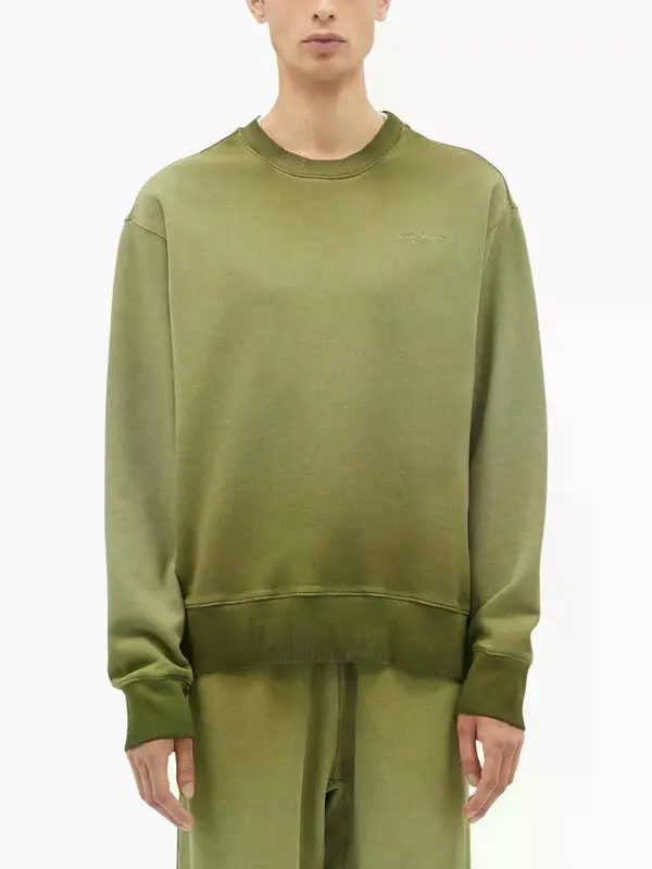 MSGM Embroidered-logo Cotton Sweatshirt