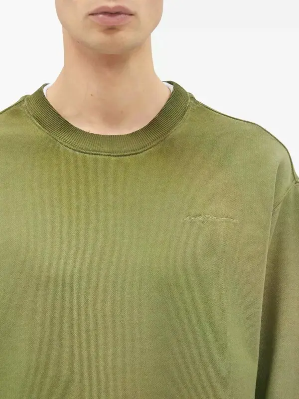MSGM Embroidered-logo Cotton Sweatshirt