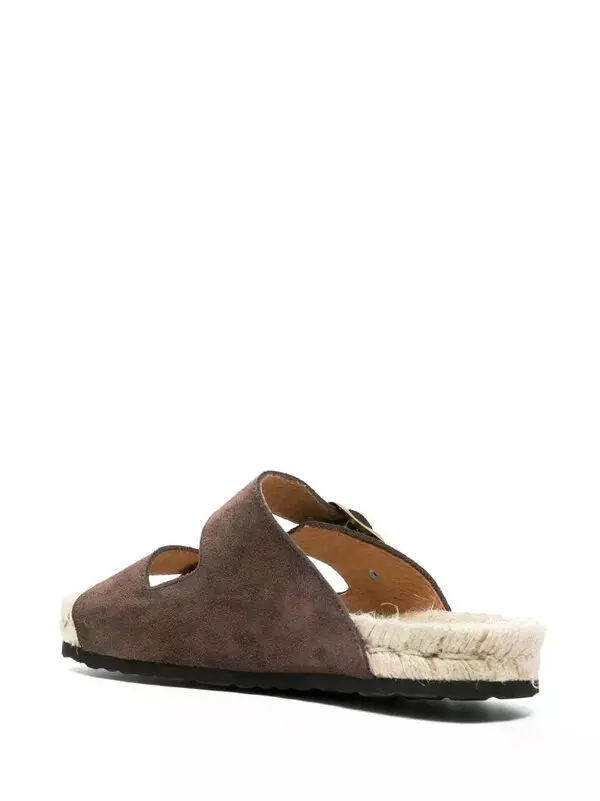 Manebí Double-buckle Flat Espadrilles