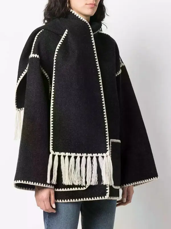 TOTEME Embroidered Scarf Jacket
