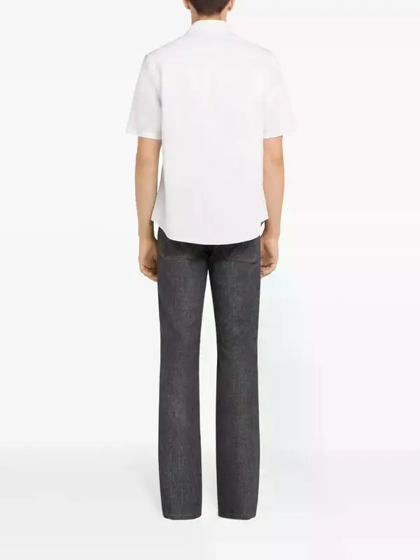 COURREGES Poplin Zip Shirt