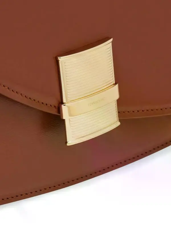 FERRAGAMO Fiamma Cross Body Bag - Brown