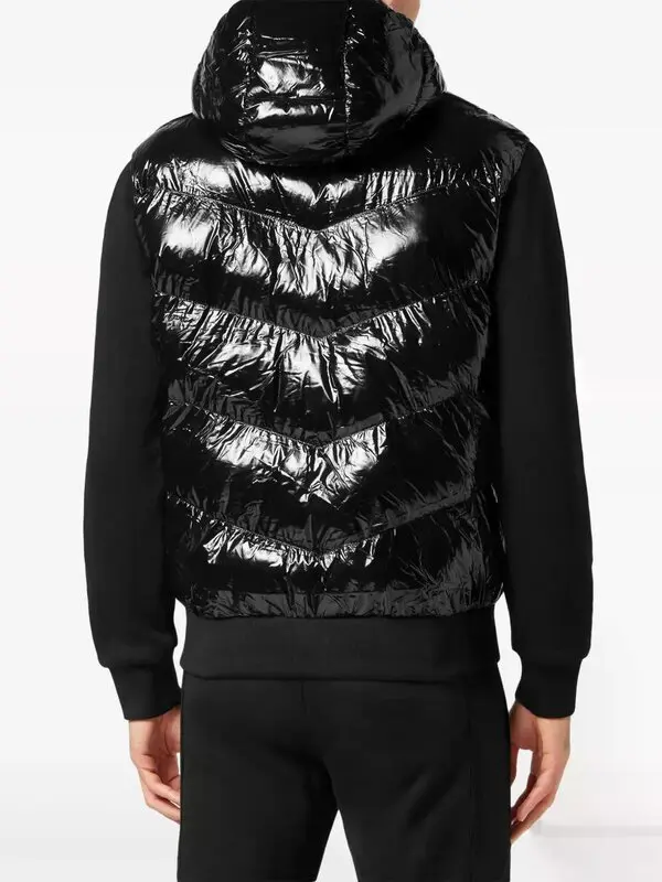 PLEIN SPORT Logo-appliqué Padded Jacket