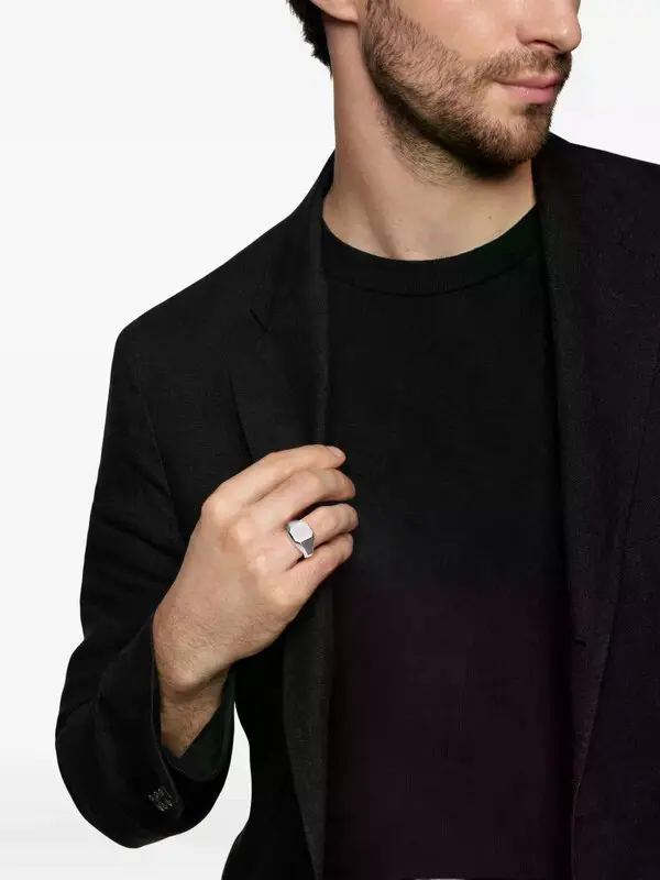 David Yurman Sterling Streamline Signet Ring