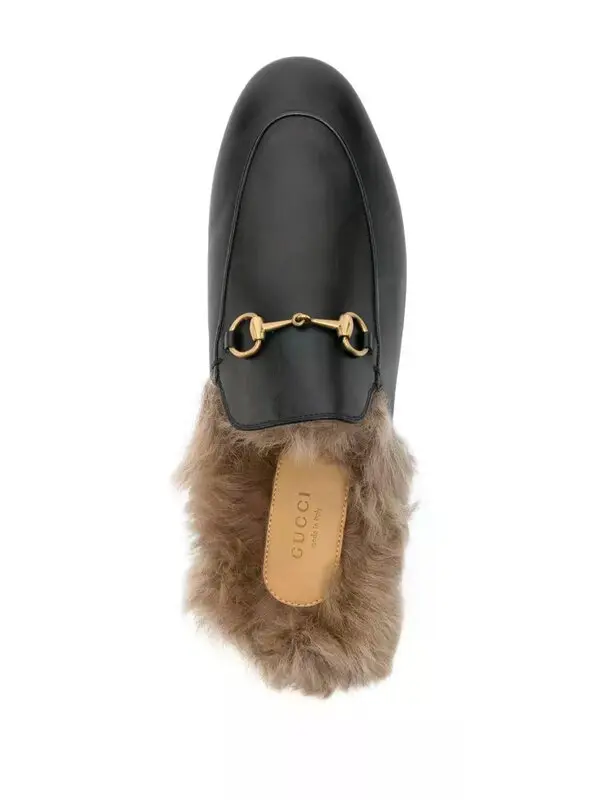 Gucci Princetown Shearling Mules