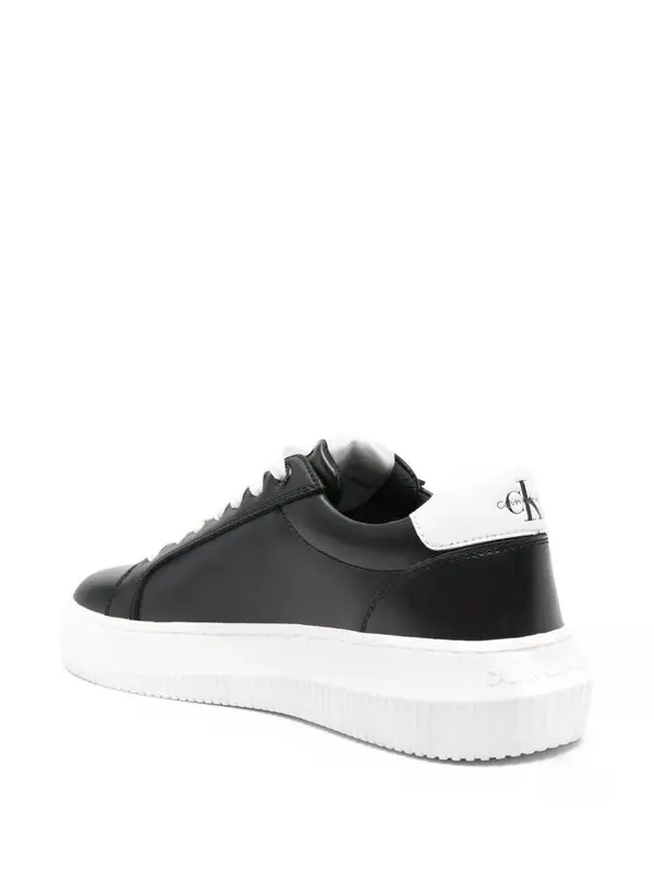 Calvin Klein Logo-print Leather Sneakers