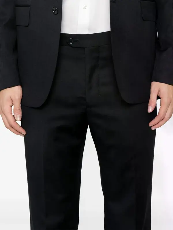 Tagliatore Brooch-detail Suit - Blue