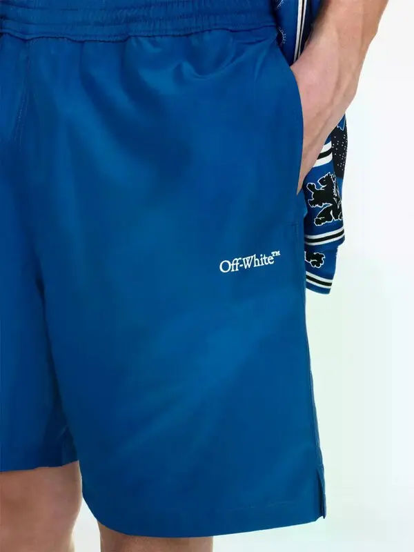 Off-White Arrows-print Swim Shorts