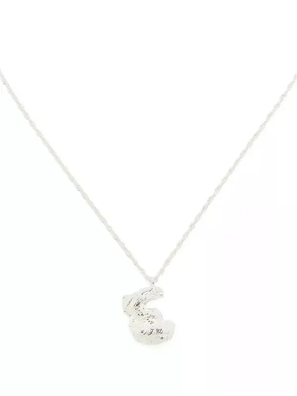 LOVENESS LEE E Alphabet Pendant Necklace - Silver