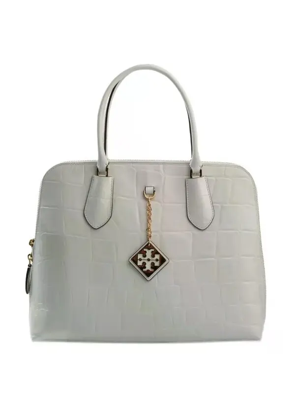 Tory Burch Swing Crocodile-embossed Tote Bag