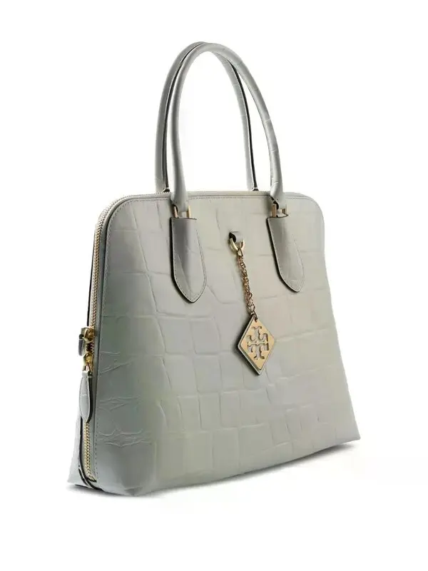 Tory Burch Swing Crocodile-embossed Tote Bag