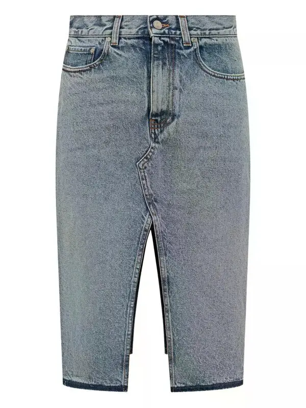 Stella McCartney Asymmetrical Denim Skirt