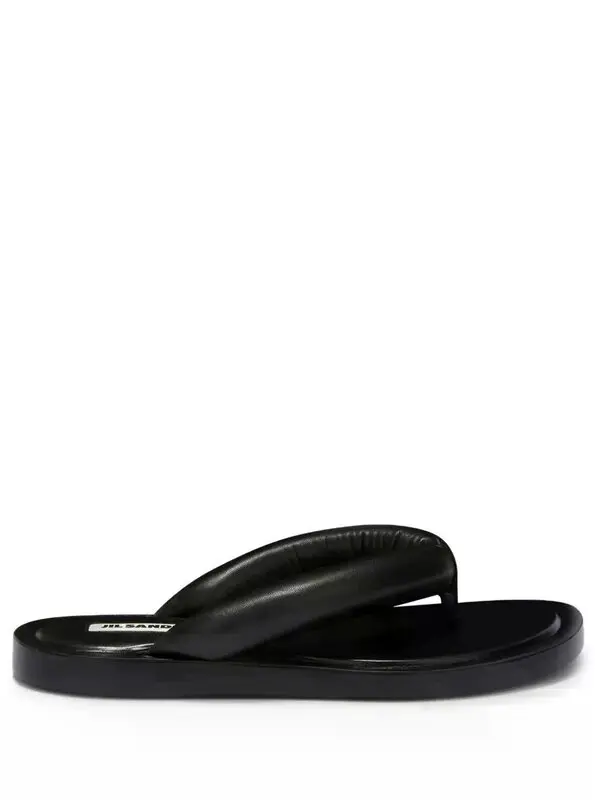 JIL SANDER Leather Slides