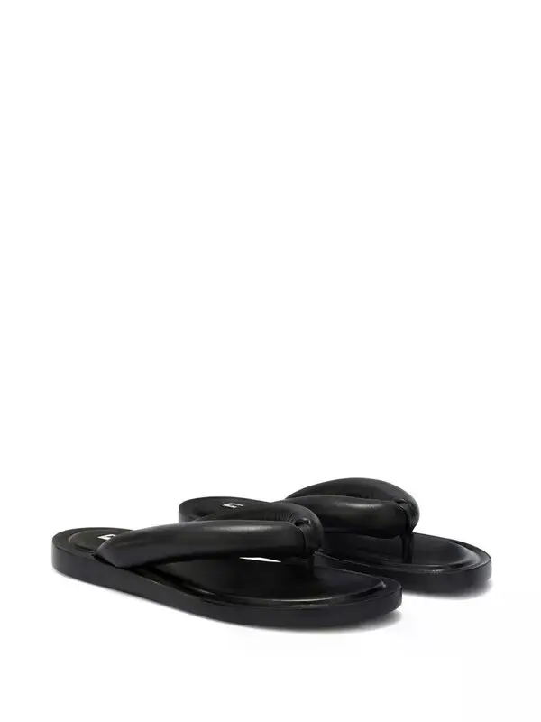 JIL SANDER Leather Slides