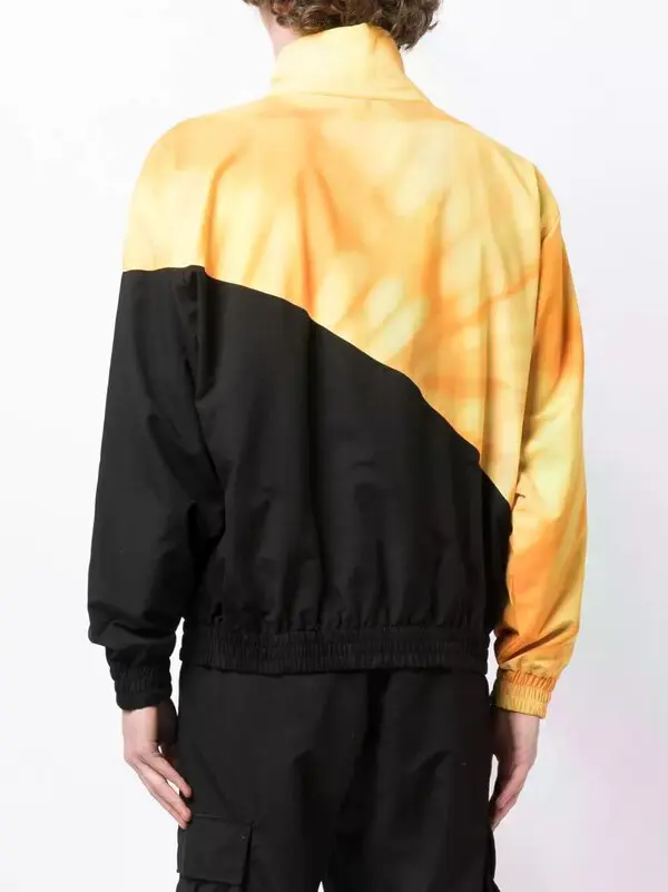 BLUE SKY INN Embroidered-logo Two-tone Jacket