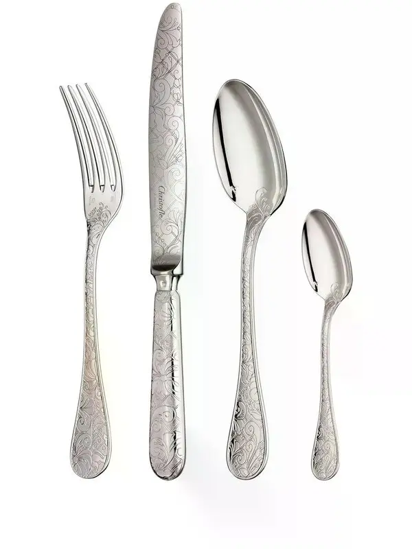 Christofle Jardin D'eden 24-piece Flatware Set - Silver