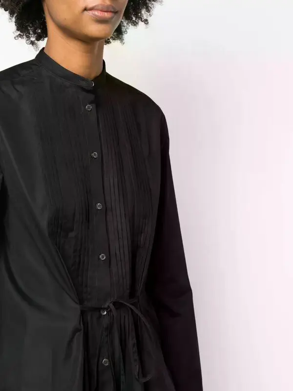 Aspesi Peplum Button-down Shirt - Black