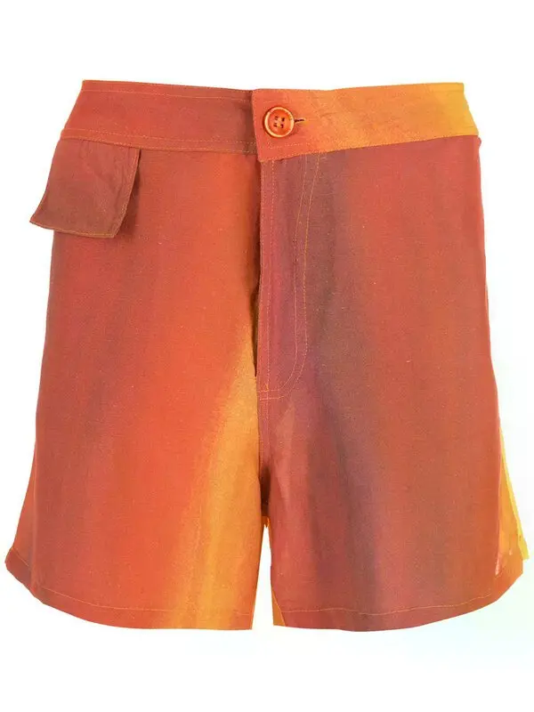 AMIR SLAMA Printed Straight Shorts
