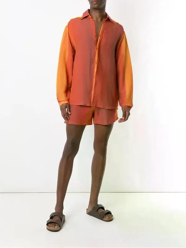 AMIR SLAMA Printed Straight Shorts