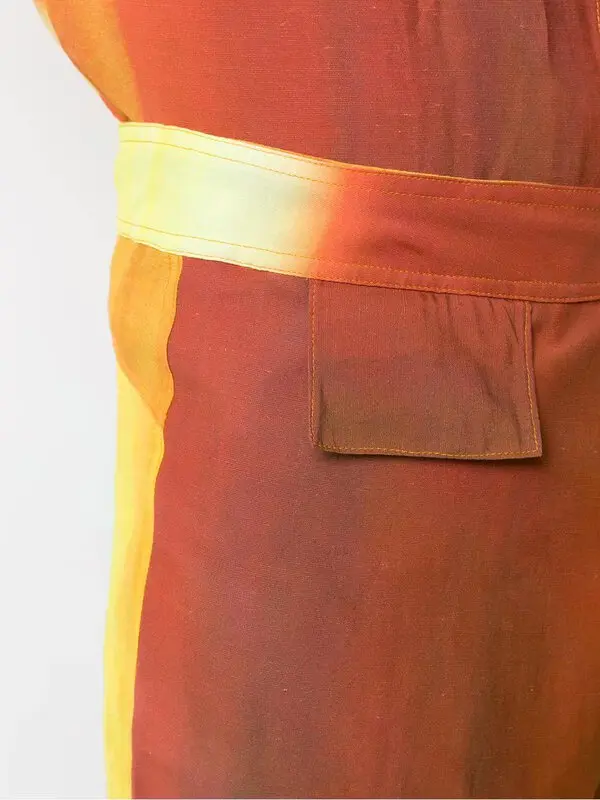 AMIR SLAMA Printed Straight Shorts