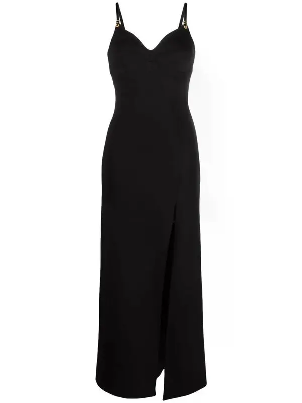 MURMUR Skin Embellished Maxi Dress - Black