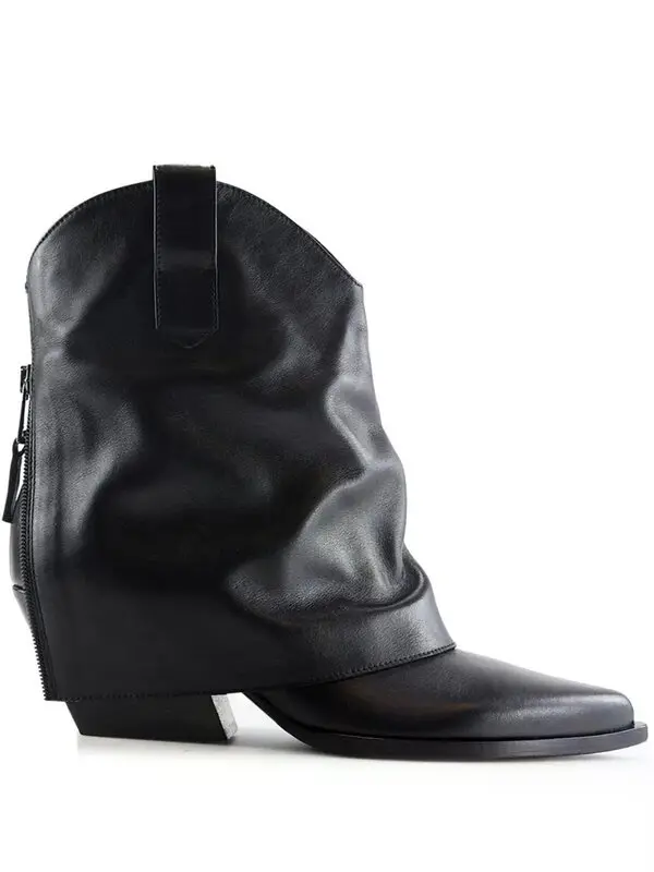 NOTABENE 60mm Zorro Leather Boots - Black