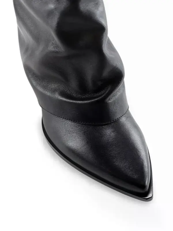 NOTABENE 60mm Zorro Leather Boots - Black