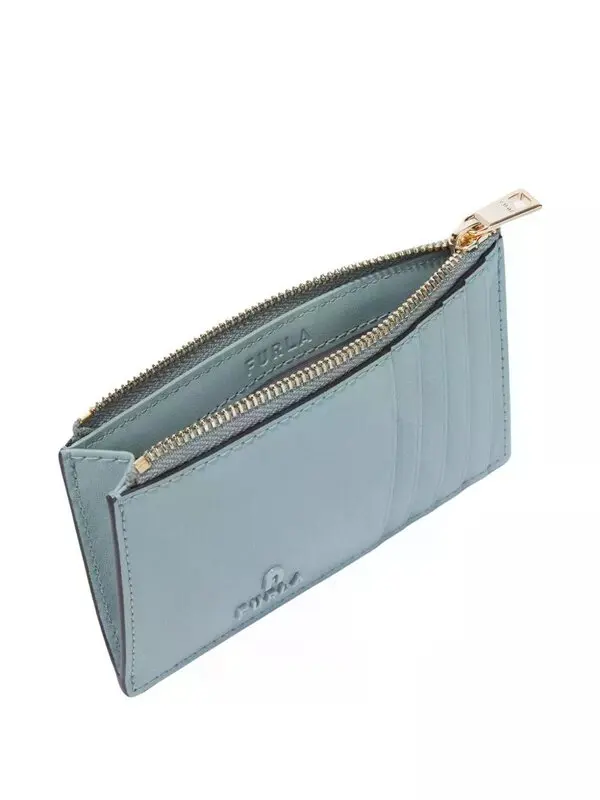 Furla Leather Card Holder - Blue