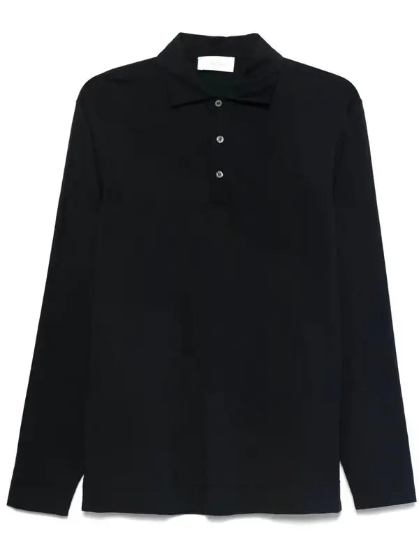LARDINI Long-sleeved Polo Shirt
