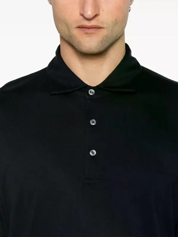 LARDINI Long-sleeved Polo Shirt